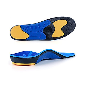 TOPSOLE {220+lbs}Standing All Day Heavy Duty Support Pain Relief Orthotics, Plantar Fasciitis High Arch Support Insoles for Men Women Metatarsalgia,Flat Feet,Feet Pain