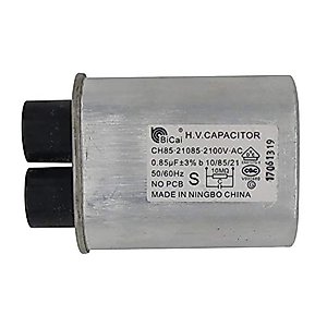 CQC&VDE Certification Universal Household Microwave High Voltage Capacitor ch85 2100V AC H.V.CAPACITOR 10/85/21 50/60Hz NO PCB,VDE EN61270-1 (21085 0.85uf)