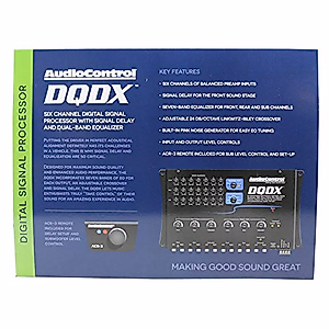 AudioControl DQDX Black 6 Channel Performance Digital Signal Processor
