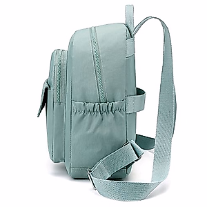 Collsants Small Backpack Purse for Women Nylon Travel Backpack Lightweight Casual Daypack(black)