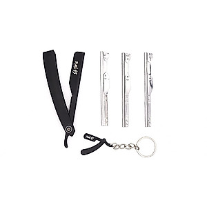 Tomb45 Triple Cartridge Shaving Kit (Triple Cartridge Razor Handle PLUS 2 Shave Gels)