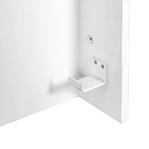 Pvillez 118.5" Wood Expandable Dining Table for 8-12 Person, Modern White Extendable Dining Room Table Large Rectangle Dining Table with Leaf Extension Pedestal Dining Table for Kitchen Console Office