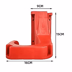 MagiDeal High Pressure Sprayer Hanging Rack Garden Sprayer Hose Organizer Car Washer Sprayer Holder Auto Detailing Tool Hose Reel for Workshop Garage, Red