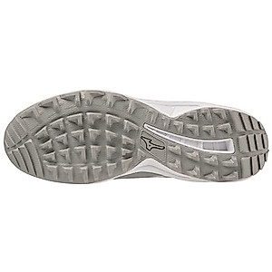 Mizuno Women's Ambition 3 FP Low AS Softball Cleat, Grey-White, 5.5