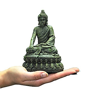 Aquarium Decorations Resin Buddha Sculpture / Head Sculpture Aquarium Decor Ornament