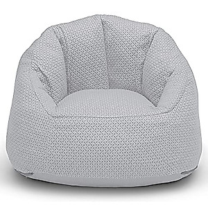 Delta Children Serta I Comfort Cozeee Fluffy Chair, Kid Size, Grey