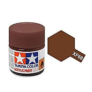 TAMIYA 81768 Acrylic Mini XF68 NATO Brown 1/3 oz