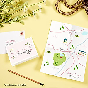 Avery Printable Greeting Cards, Quarter-Fold, 4.25" x 5.5", Matte White, 20 Blank Cards with Envelopes (3266)