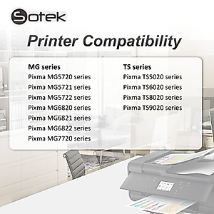 Sotek Compatible Ink Cartridge Replacement for PGI-270XL 270 CLI-271XL 271, Work with Pixma MG7720 TS8020 TS9020 (3 Sets + 3PGBK, with Gray -21 Pack)