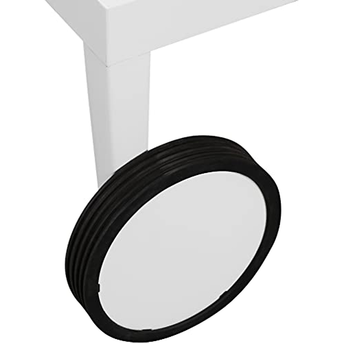 Meridian Furniture 373White Nizuc Collection Modern | Contemporary Resilient Mesh Water Resisting Fabric Upholstered Outdoor Patio Adjustable Sun Lounge Chair, 80.5" W x 29" D x 13.5" H, White