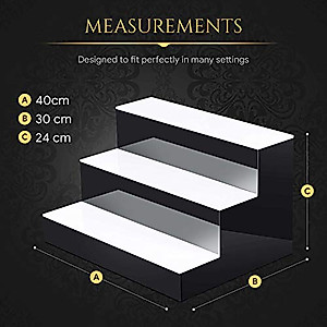Savvy Life Selects LED Liquor Shelf– 3 Tier Bar Bottle Display – Colorful Light Bar Shelf – LED Colors & Light Effects – Lighted Liquor Shelves with Plug – Remote Control and Spouts Included