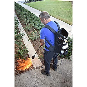 Flame King YSNBKPK Backpack for 11LB or 5lb Propane Tank, Black