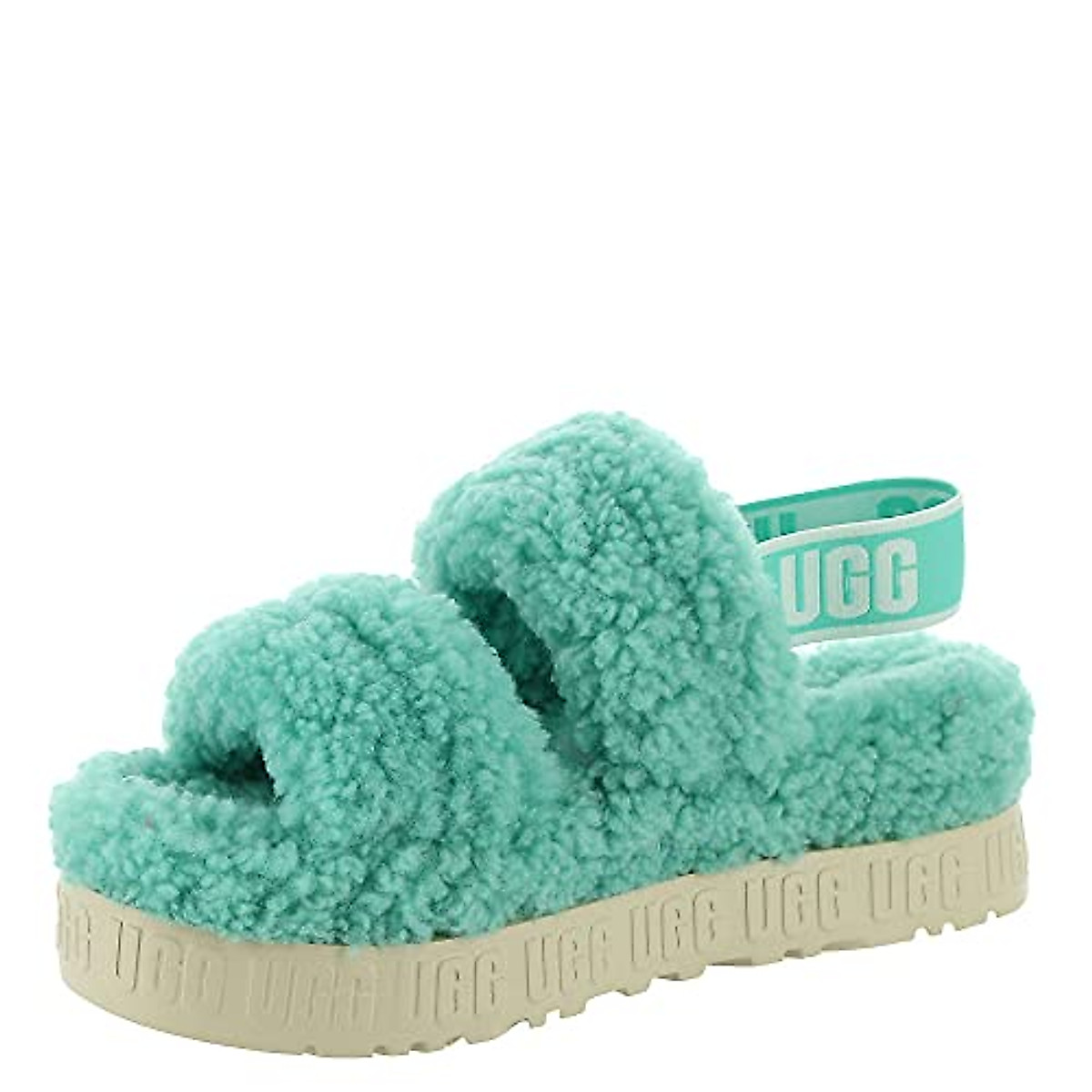 UGG Women's OH FLUFFITA Slipper, TIDE POOL, 8