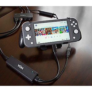 YoK HDMI Travel Cable For Nintendo Switch That Makes It Easy To Play On A TV Screen When You Travel Without Needing The Entire Dock - 10 Foot Reach