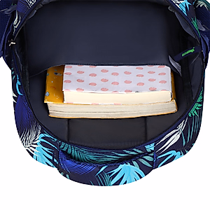 MYGOO Tropical Kids Backpack for Girls | 17" Heart Magenta | Grove Collection for School-Aged Children