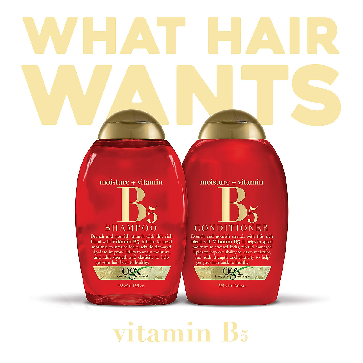 OGX Moisture + Vitamin B5 Conditioner, 13 Ounce