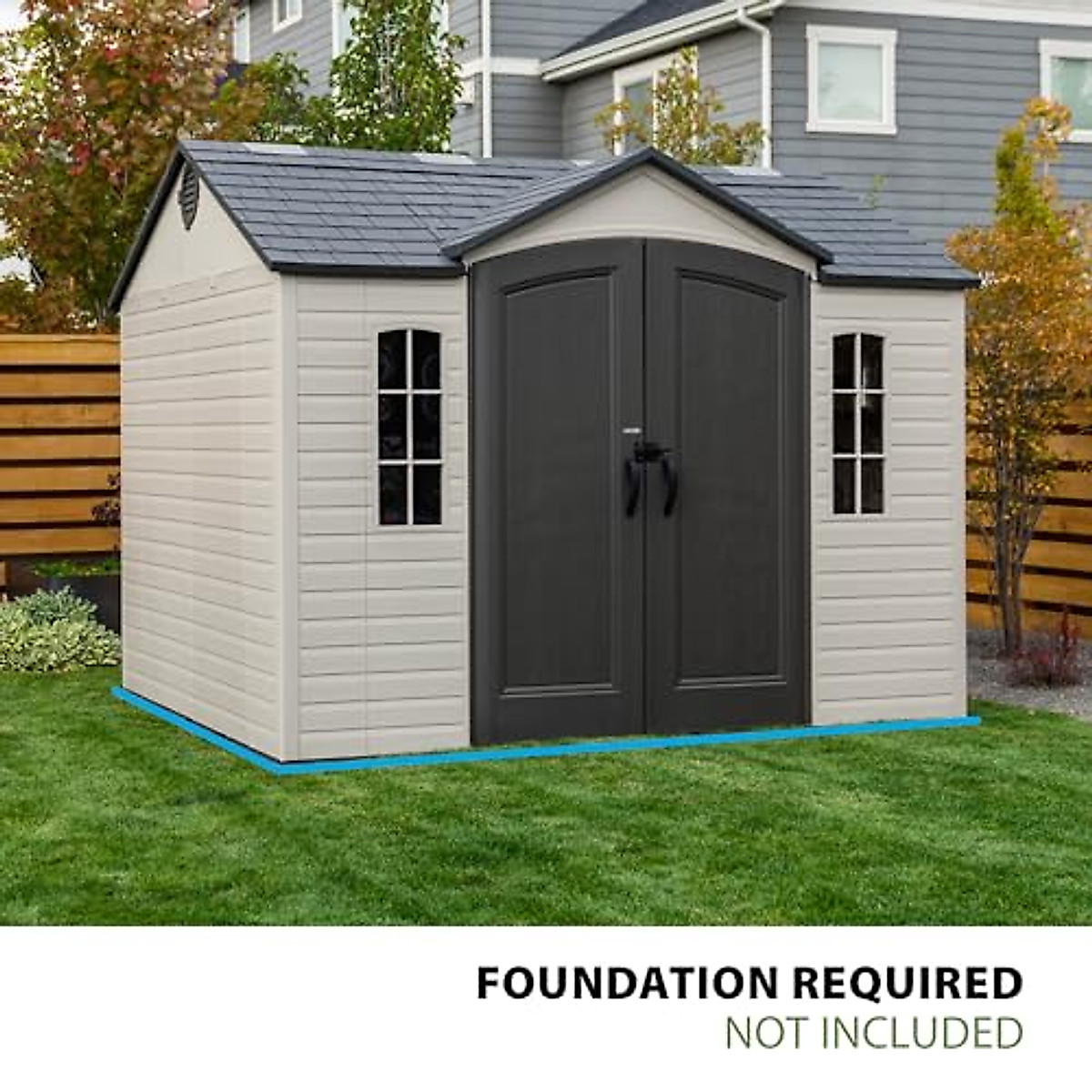 Lifetime Outdoor Storage Shed, 10 x 8 Foot