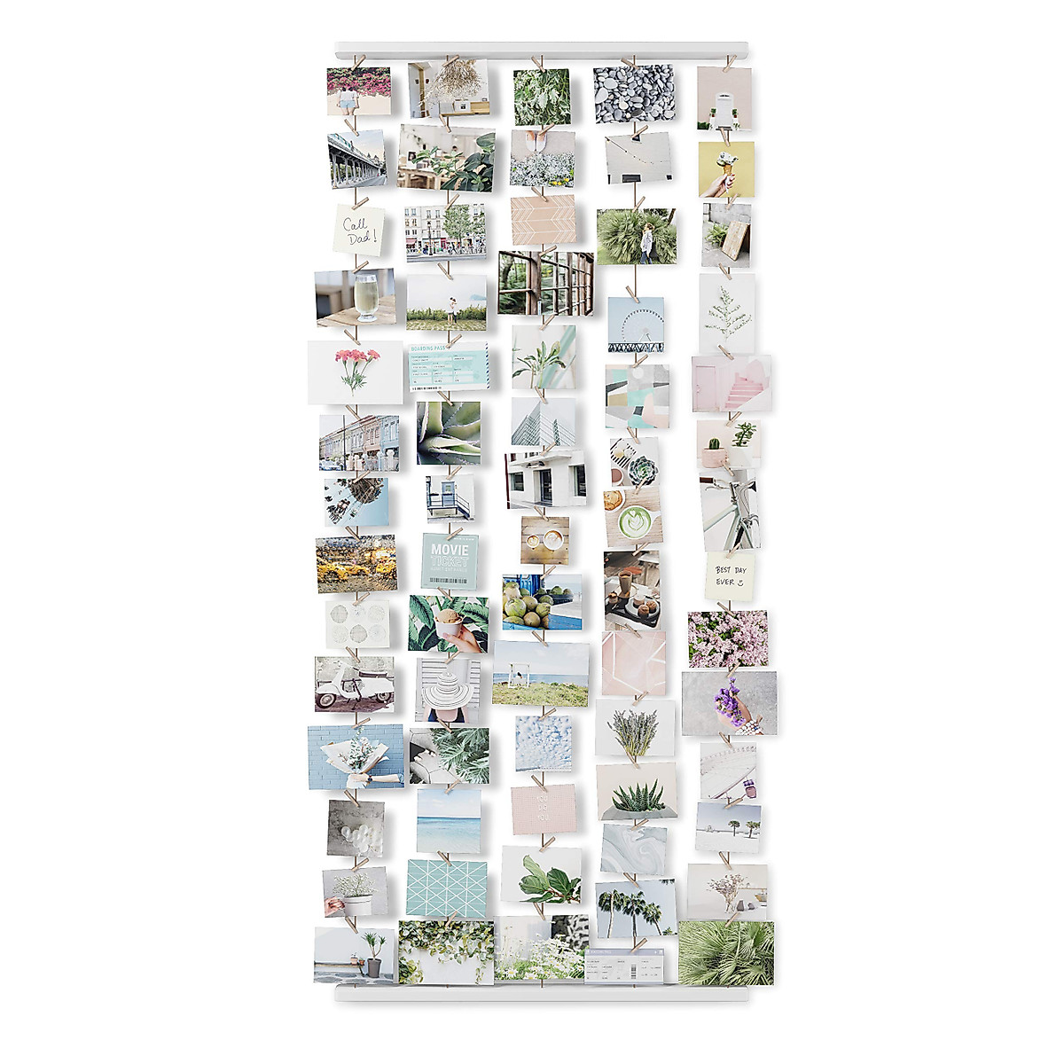 Umbra Hangit Picture Frame and Wall Decor Set for Photos, 26" x 60", White