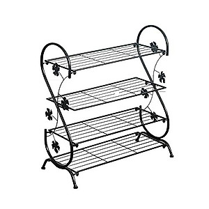 N/A Multi-Layer Storage Shoe Cabinet Iron Simple Shoe Rack Household Home Door Small Shoe Rack Type Economic Iron Shoe Rack