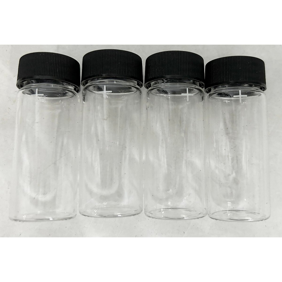 HFBTE Turbidity Meter 4 Sample Bottles (Two Sets) Empty Bottles Tubes 4 Empty 25 * 60mm Glass Sample Bottles for SGZ Series Turbidity Meter Turbidimeter