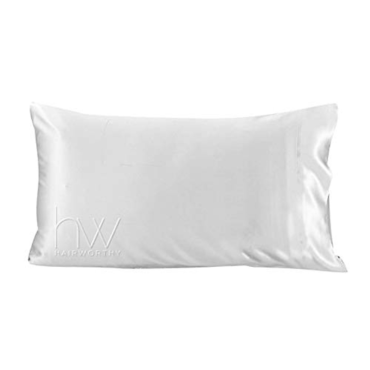 Hairworthy Hairembrace Silk Pillowcase for Hair and Skin Queen - White Silk Pillowcase 1-Pack 20x30 inches - 100% Mulberry Silk Pillow Case Set of 1 with Hidden Zipper