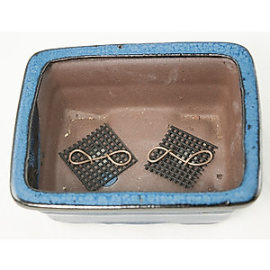 US Made 60 Pcs. 3"x 3" Plastic Drainage Mesh/Screen/Net for Potted Plants & Bonsai Pots