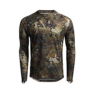SITKA Gear Men's Hunting Core Lightweight Crew Long Sleeve Shirt, Waterfowl Timber, XX-Large