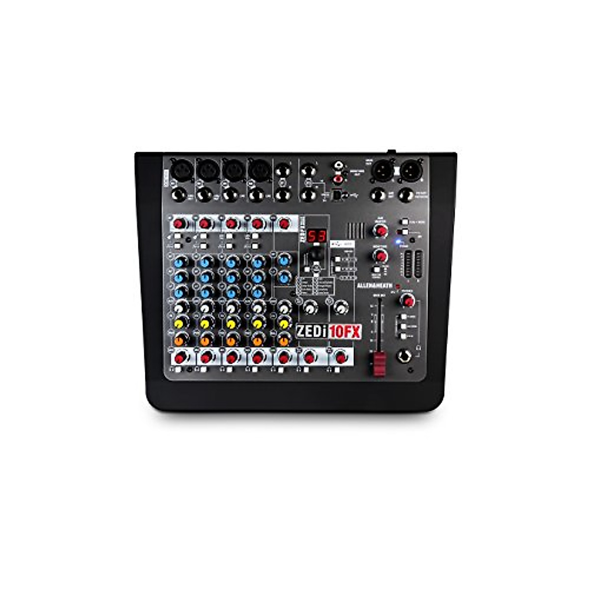Allen & Heath ZEDi-10FX - Compact Hybrid Audio Mixer/4x4 USB Interface with 61 Studio Quality FX (AH-ZEDi-10FX),Black