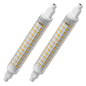 R7S 118mm LED Bulb 10W, Dimmable J Type Double Ended Flood Light (100W Halogen T3 Replacement), 120V 1000 Lumen 6000K, Wall Security Floor Standing Lamp for Work and Home, Pack of 2 (Cool White)