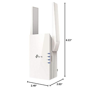 Certified Refurbished TP-Link AX1500 WiFi Extender Internet Booster,OneMesh Compatible(RE505X) (Renewed)