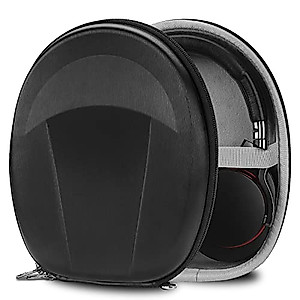Geekria Shield Case Compatible with Sony WHXB700, WHCH520, WHCH500, XB950BT, XB950N1, XB950B1, WHCH720n Headphones, Replacement Protective Hard Shell Travel Carrying Bag with Cable Storage (Black)