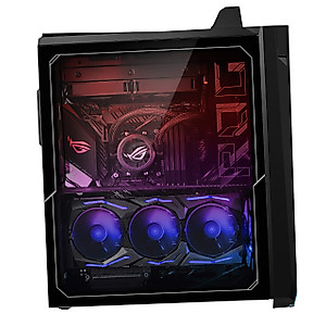 ASUS ROG Strix G35CZ Gaming Desktop PC, GeForce RTX 3080, Factory Overclocked Intel Core i9-10900KF, 32GB DDR4 RAM, 1TB PCIe SSD + 1TB HDD, Dual Hot-Swap SSD Bays, Windows 10 Professional, G35CZ-XH988