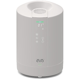 EVO WMH440 Self Sanitizing Pure Mist Humidifier (6L Capacity) – 28 Hour Continuous Run Time, Dishwasher Safe Base, Empty Tank Auto Shut-Off