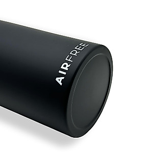 Skywin Metal Canister with Seal Lid, Black Coffee Canister, Coffee Container, Coffee Bean Storage, Vacuum Coffee Canister, Push Out Excess Air Preserve Food Freshness