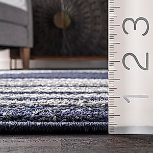 nuLOOM Thomas Paul Starfish and Striped Area Rug, 4x6, Blue