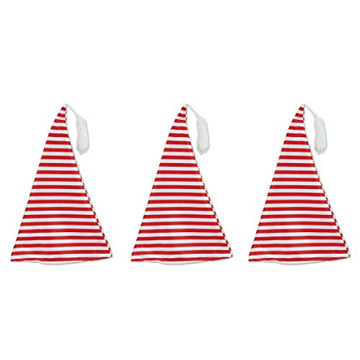 Beistle unisex adult Headwear Stocking Sleeping Nightcaps Winter Theme Party Supplies, Red/White, One Size-Large US