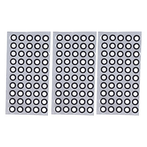 150Pcs 6.0mm 3D Scanning Marker, 3D Tracking Dot Reference Point Markers for 3D Scanning, Positioning Targets with Black, Reflective Glass Microbeads