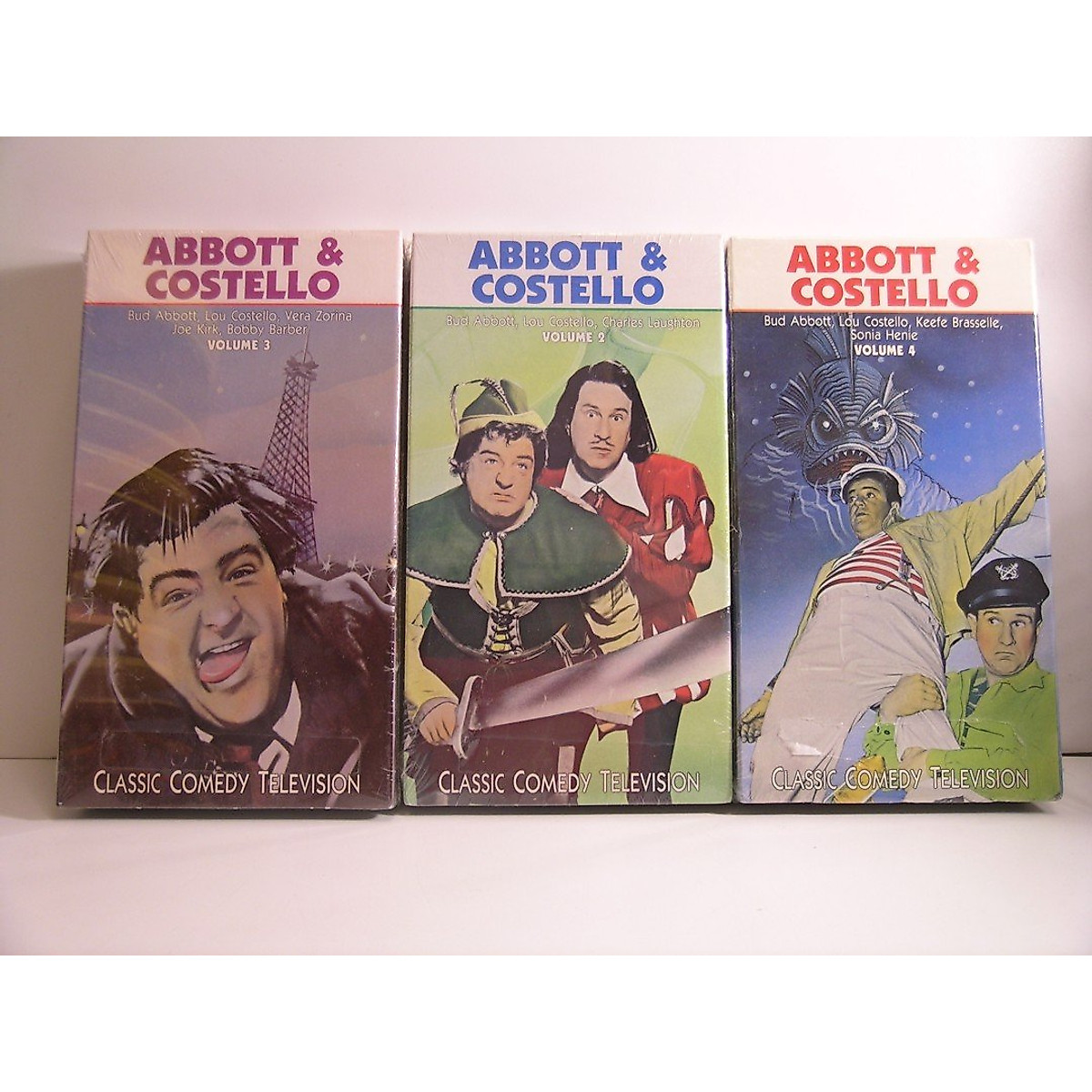 Abbott & Costello-A Set of Three New VHS Video Tapes