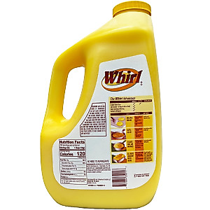Whirl Butter Liquid Flavor Oil, 1 Gallon (Pack of 2) with By The Cup Swivel Spoons