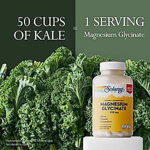 Solaray Magnesium Glycinate, New & Improved Fully Chelated Bisglycinate with BioPerine, High Absorption Formula, Stress, Bones, Muscle & Relaxation Support, 60 Day Guarantee, 68 Servings, 275 VegCaps