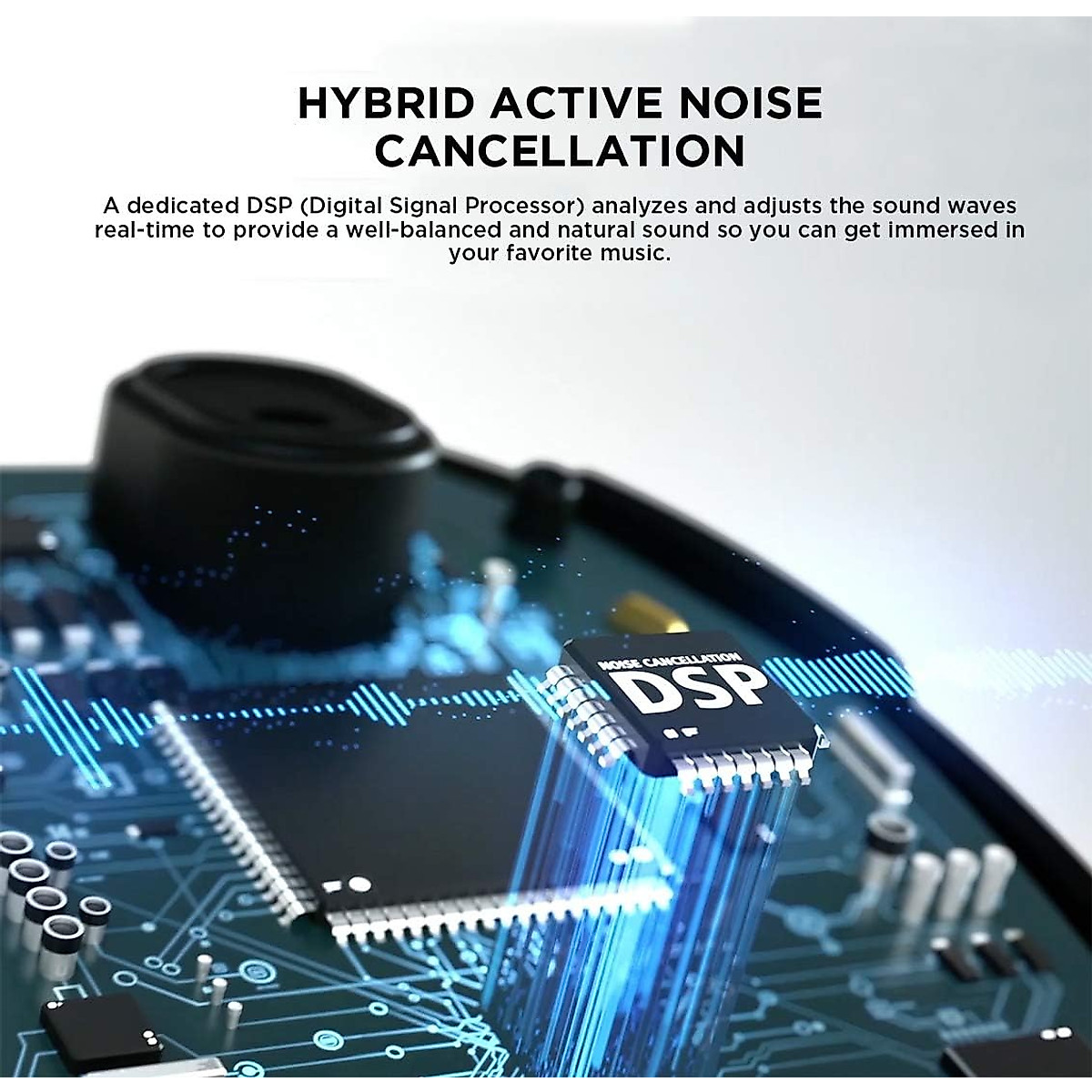 1MORE True Wireless Earbuds Active Noise Cancelling, Hi-Res ENC Bluetooth Earphone, THX Certified Wireless Charging Headphone, 15Mins Fast Charge, 65H