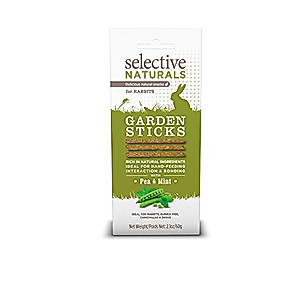 Selective Naturals Garden Sticks For Rabbits (Pack Of Four),Vegetable,0.53 pounds
