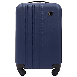 Travelers Club Cosmo Hardside Spinner Luggage, Navy Blue, Carry-On 20-Inch