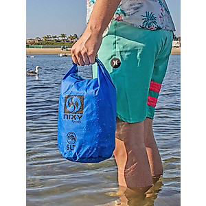 NIXY Waterproof Dry Bag Dry Sack Ultralight 5L/10L/20L, Keep Gear Dry for Paddle boarding, Kayaking, Backpacking, Camping, Boating, Swimming, Outdoors-Roll Top Ripstop Nylon (Blue, 20L)