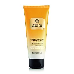 The Body Shop Oils of Life Intensely Revitalizing Cleansing Oil-In Gel, 3.3 Fl Oz (Vegan)