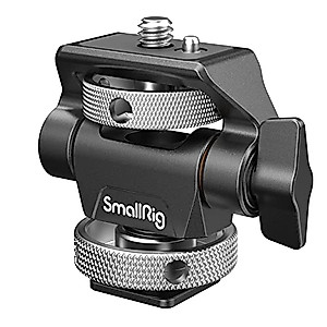 SMALLRIG Field Monitor Mount Monitor Holder Swivel and Tilt Adjustable with Cold Shoe Mount for 5" and 7" Monitor - 2905