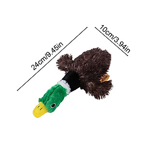 MCGOS Plush Animal Dog Toys, Squeaky Stuffed Animal Toys, Durable Squeaky Teething Dog Toys, Interactive Soft Plush Puppy Chew Toy, Pet Toys, for Small, Large Dogs Boredom Relief, Training, Playing