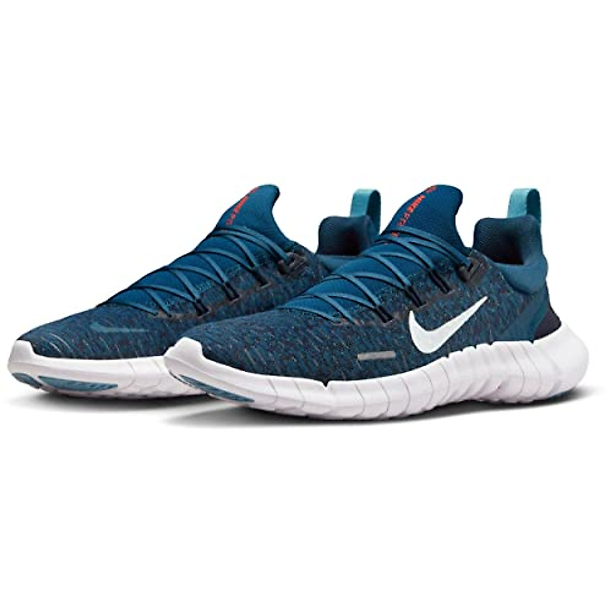 Nike womens Free Run 5.0 Sneaker, Valerian Blue Barely Green Obsidian, 9