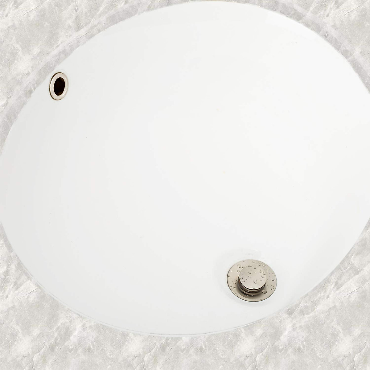 Artiwell Sink Pop-Up Drain Stopper Assembly with Lift Rod and Overflow, Solid Brass Lavatory Pop Up Drain Assembly for Bathroom Vanity Sink, All Brass Construction (Brushed Nickel)