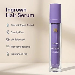 European Wax Center Ingrown Hair Serum - Bikini & Body Razor Bump & Ingrown Hair Treatment with Lavender, Vitamin E and Chamomile - Gentle Exfoliating Glycolic Acid AHA for After Wax Skin Care